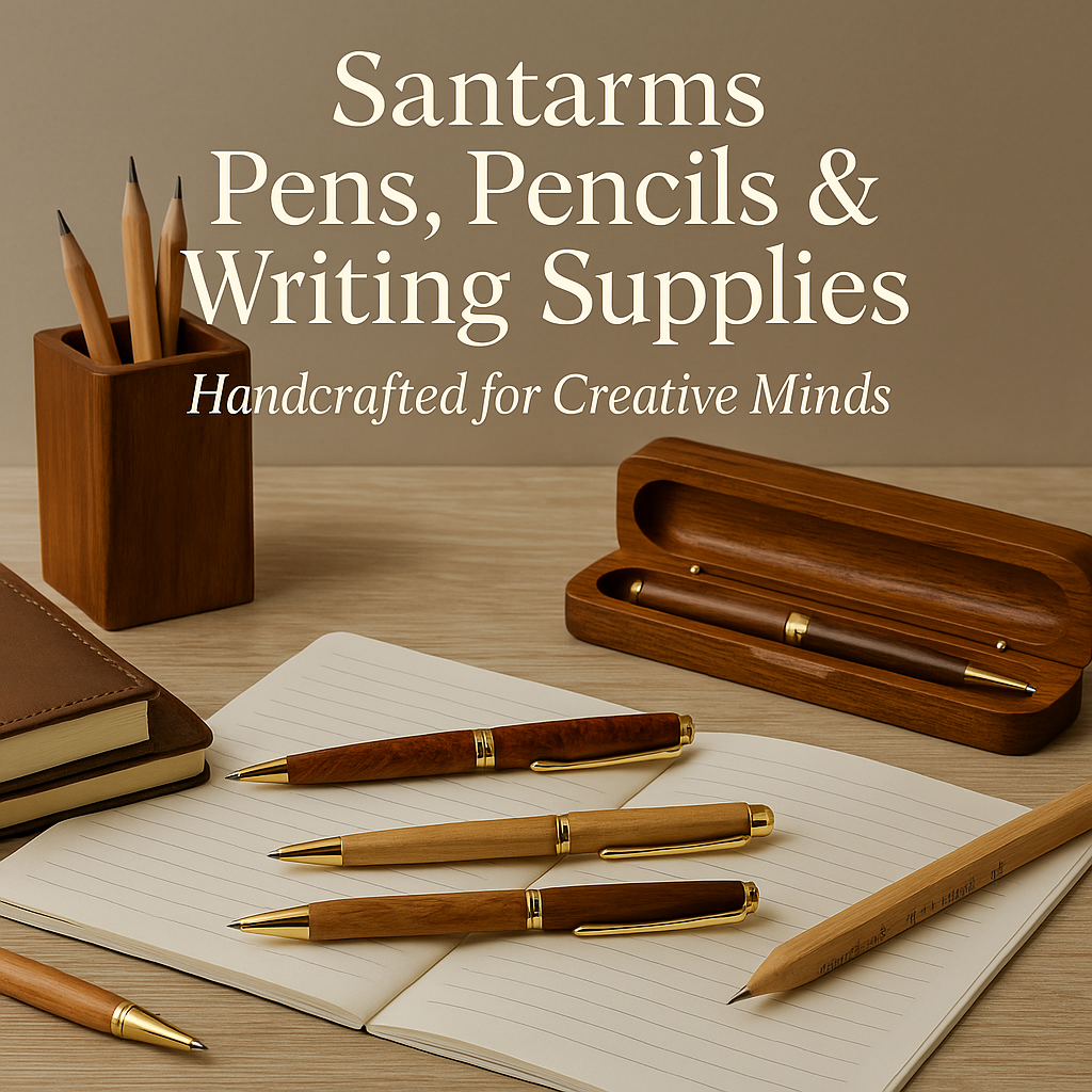 Santarms Handcrafted Stationery – Wooden Pens, Notebooks & Desk ...