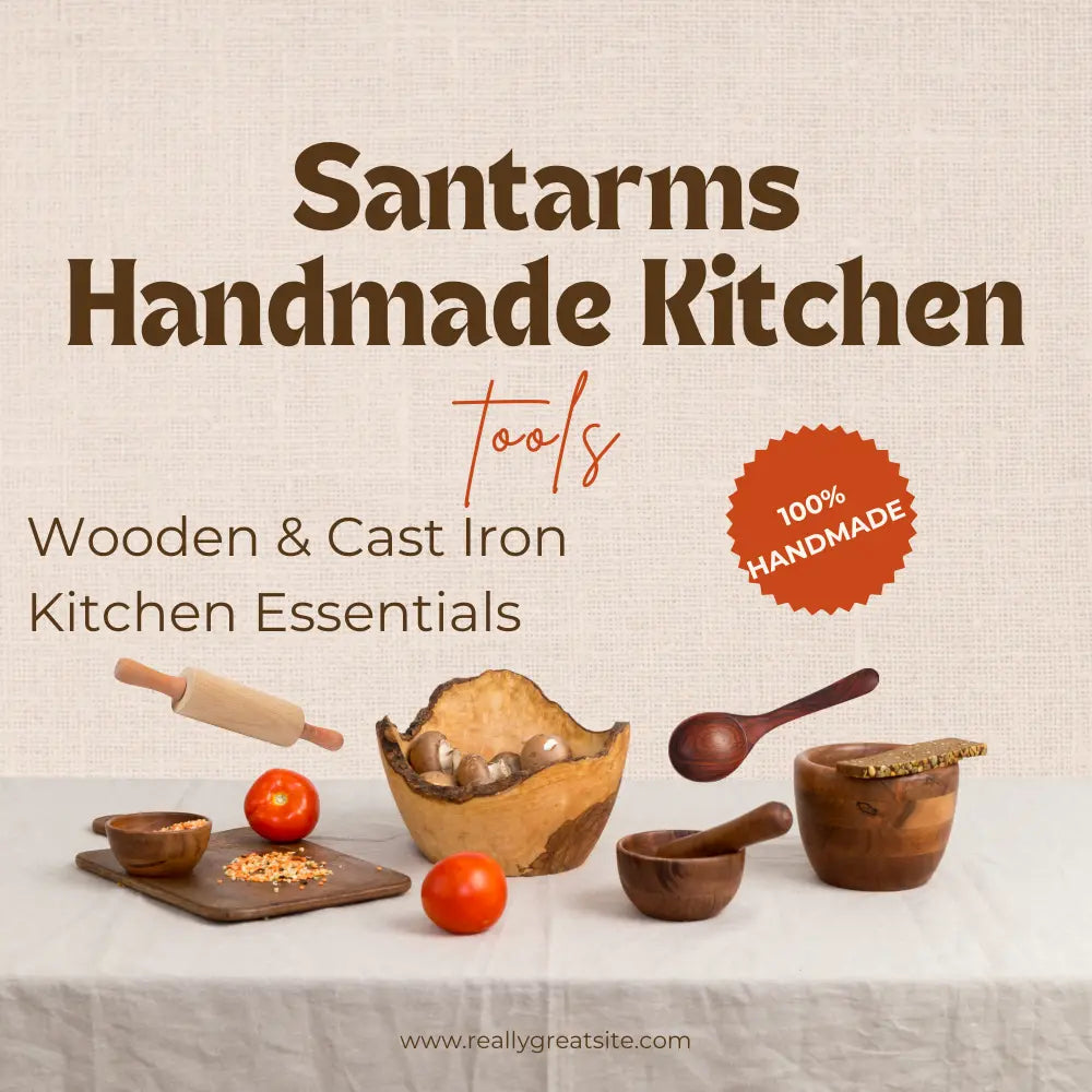 Handmade Kitchen Tools | Traditional Wooden Kitchen Tools – Santarms ...